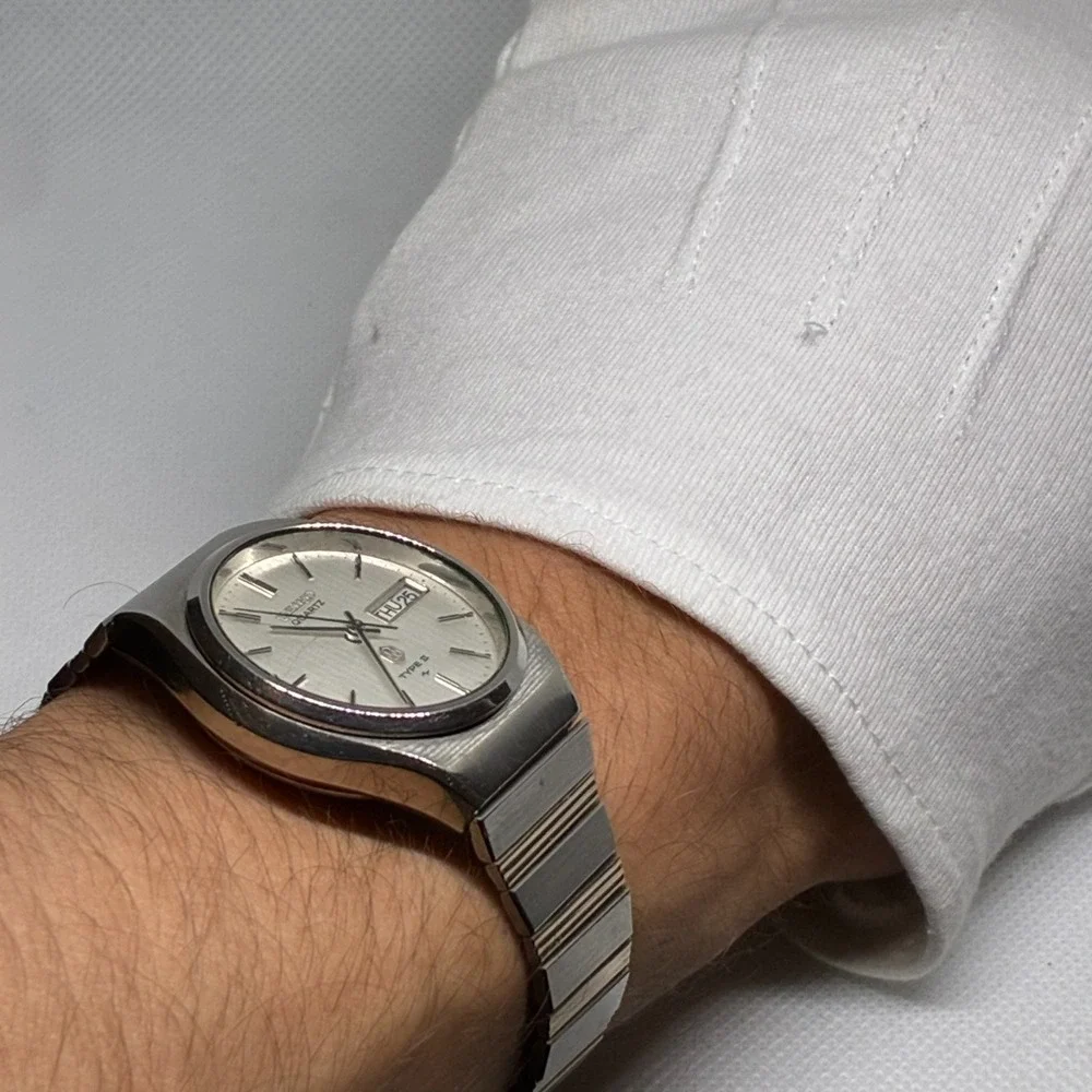 Seiko | Accessories | Vintage Seiko Type Ii Quartz 462380 Teaked Dial ...